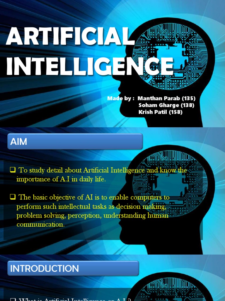 Artificial Intelligence | Download Free PDF | Artificial Intelligence | Intelligence (AI ...