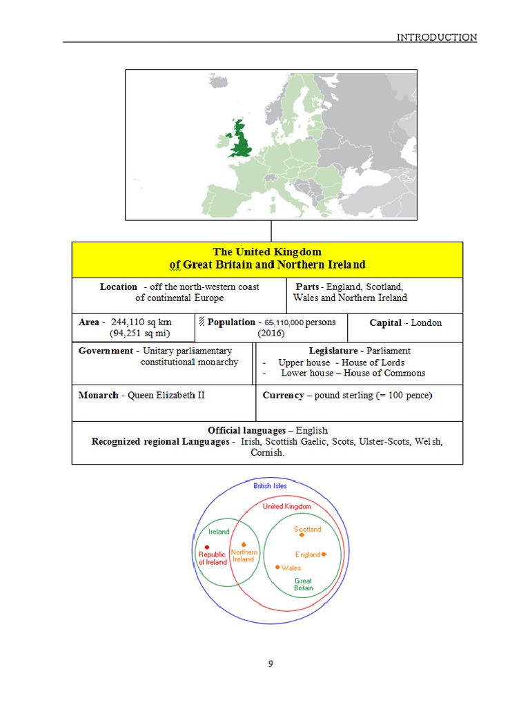 Geography of The British Isles | PDF | United Kingdom | British Isles