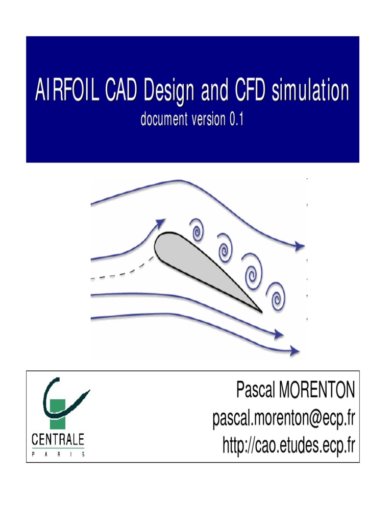 Airfoil CAD Design and CFD Simulation Workflow: Generating Airfoil ...