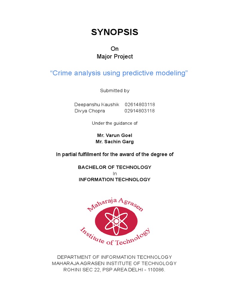 Synopsis Crime | PDF | Crimes | Crime & Violence