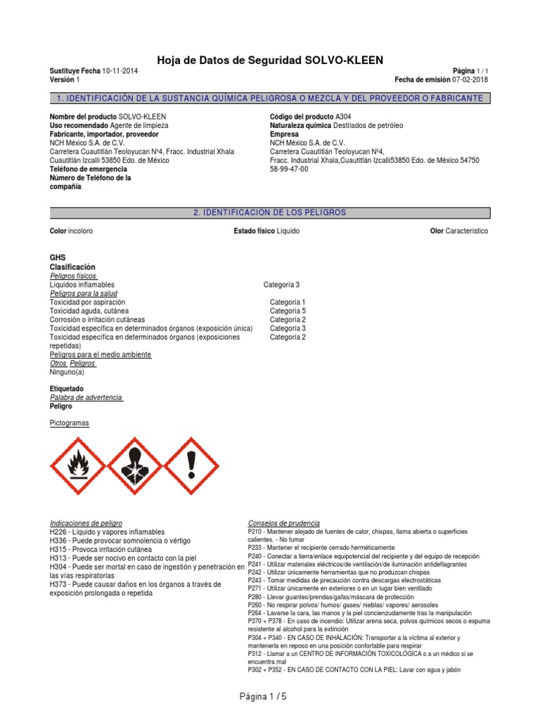 Solvo Kleen | PDF | Química | Ciencias fisicas