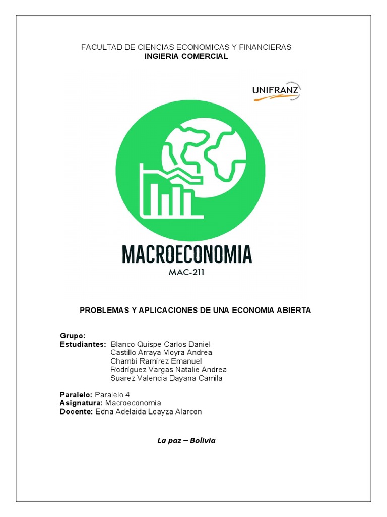 Caratula Macroeconomia | PDF | Tipo de cambio | Macroeconómica