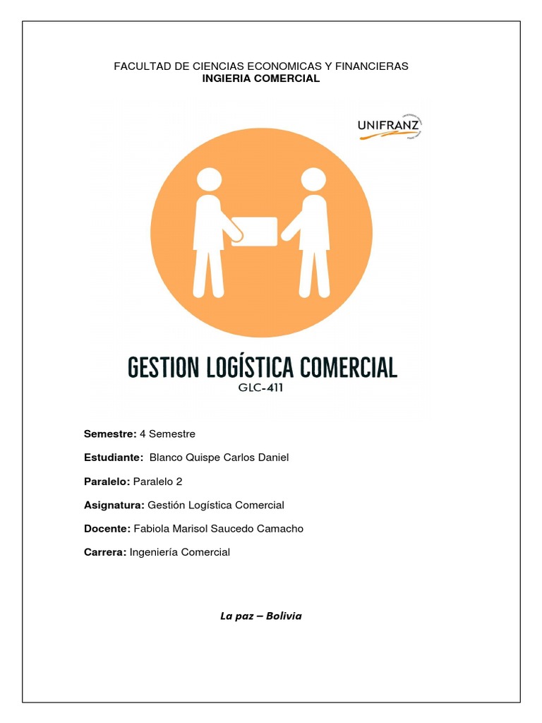 Caratula Gestion Logistica Comercial | PDF