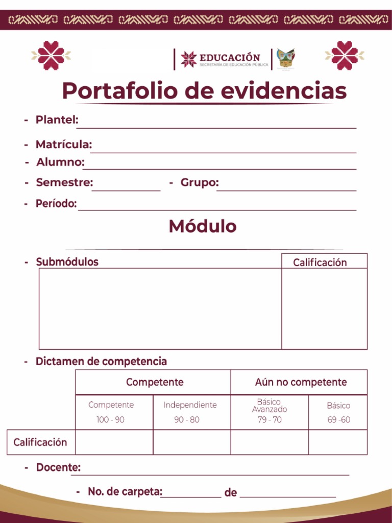 Portafolio de Evidencias - 1 | PDF