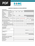 PNC Registration Form | PDF | Nursing | Health Care