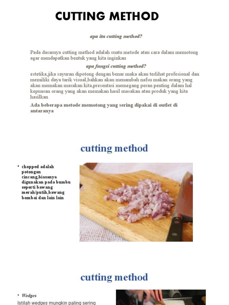 Cutting Method | PDF