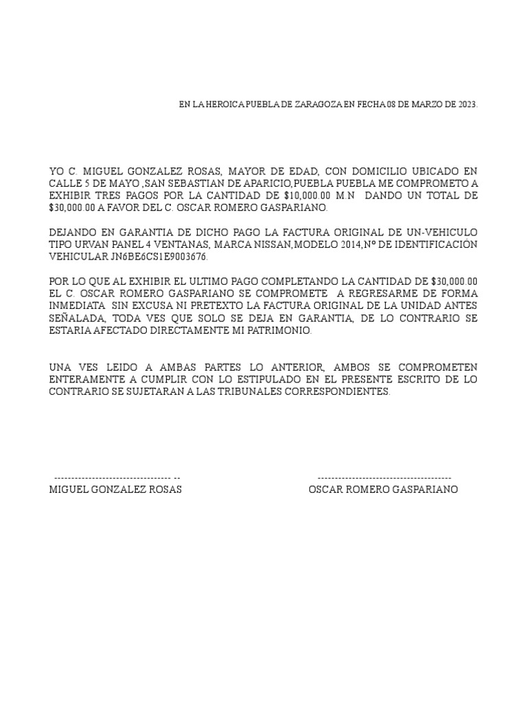 Pagare Y Recuperacion De Factura Pdf