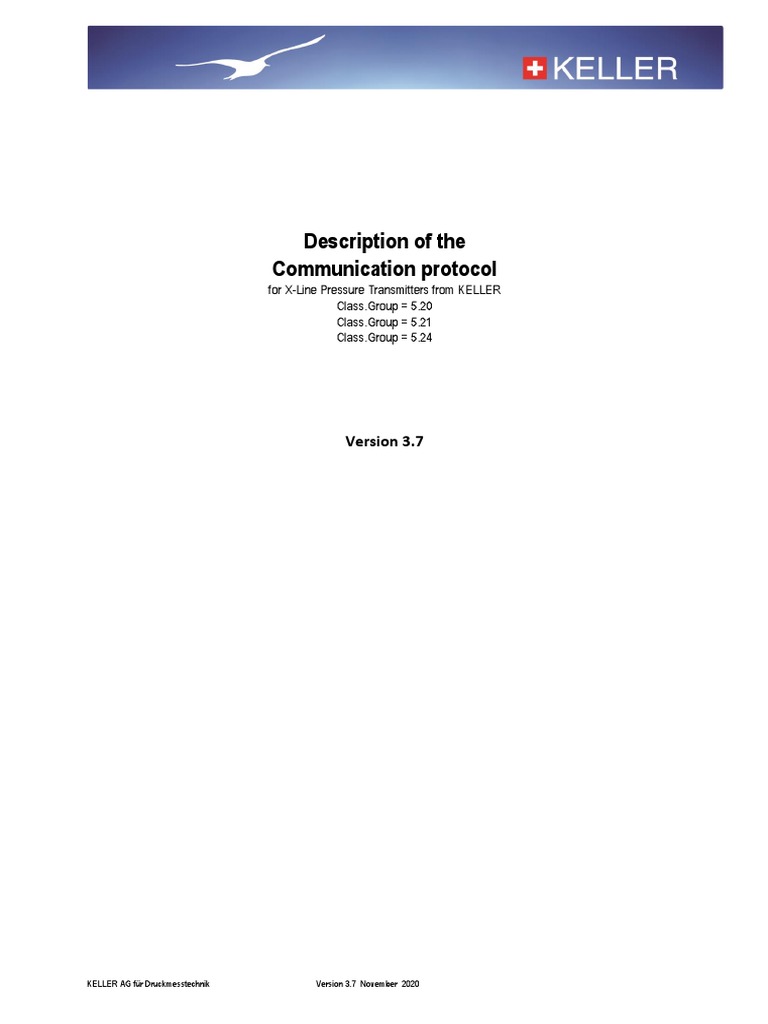 Communication Protocol X-Line V3.7 | PDF | Electronics | Information And Communications Technology