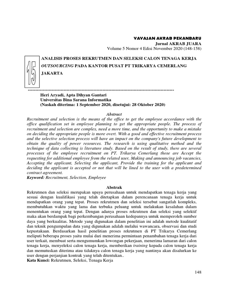 Jurnal Heri Aryadi Di Akrab Juara | PDF
