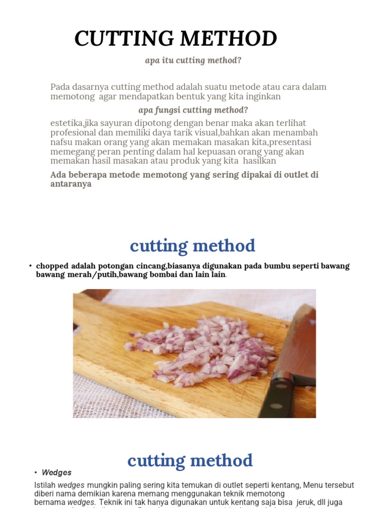 Metode Memotong | PDF