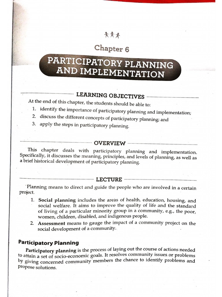 Participatory Planning and Implementation | PDF