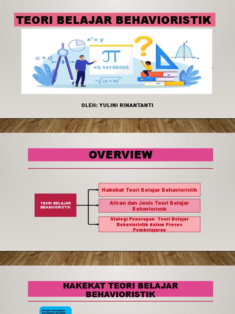 Teori Belajar Behavioristik | PDF
