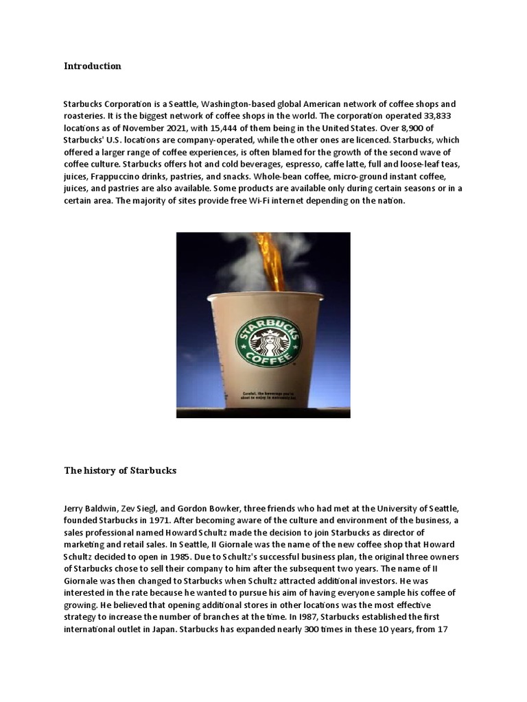 Starbucks Report | PDF | Starbucks | Communication