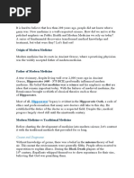 History of Medicine Timeline | PDF | Medicine | Medical Specialties