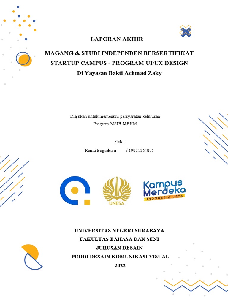 Baru - Laporan - Akhir - Magang - Studi - Independen - Rama Bagaskara ...