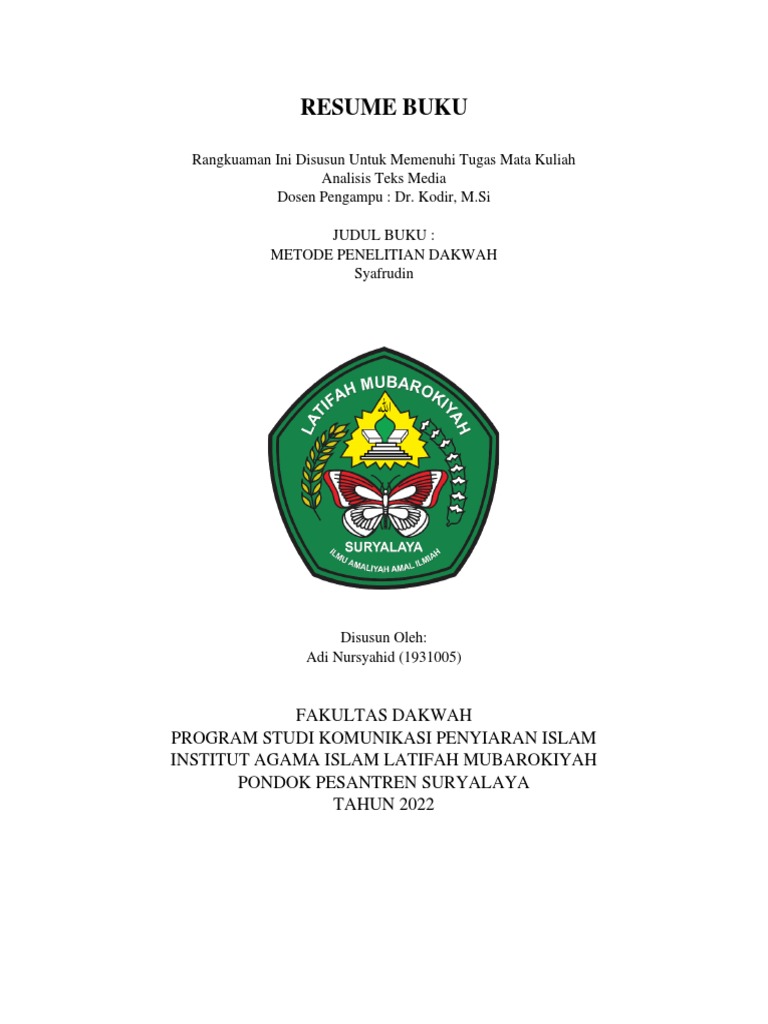 Resume Buku MPD (Adi) | PDF