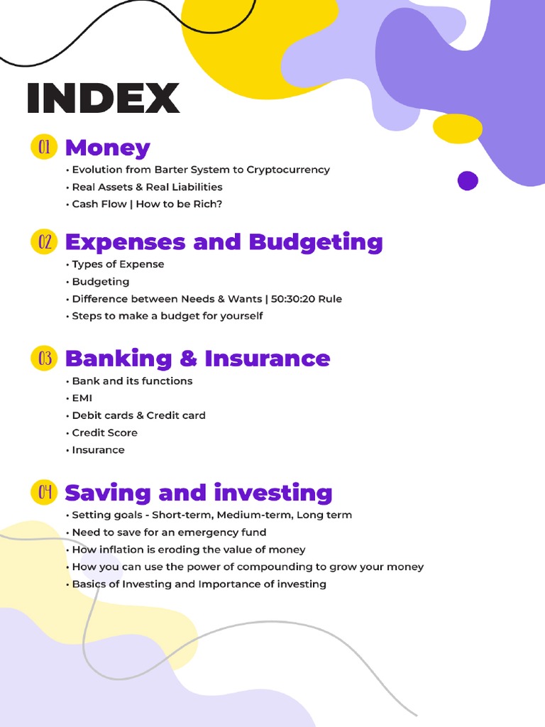 Financial Literacy 101 - FinOlympiad - Removed | PDF