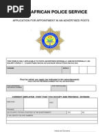 PSC Form 3-2 - Job Application Form | PDF