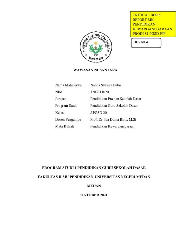 CBR PPKN Nanda Syakira Lubis | PDF | Sains & Matematika