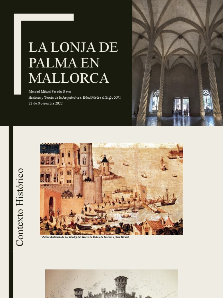 La Lonja de Palma: Historia y Arquitectura | PDF | Arte