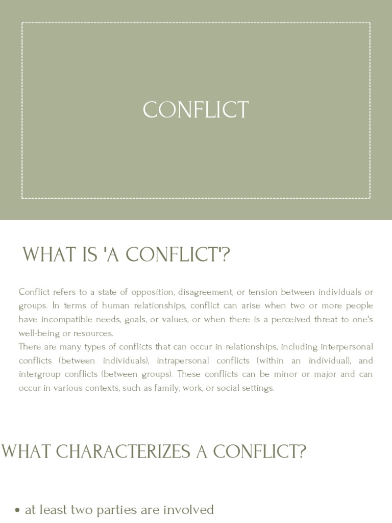 Understanding Conflict Through Social Identity and Realistic Conflict Theories | PDF ...