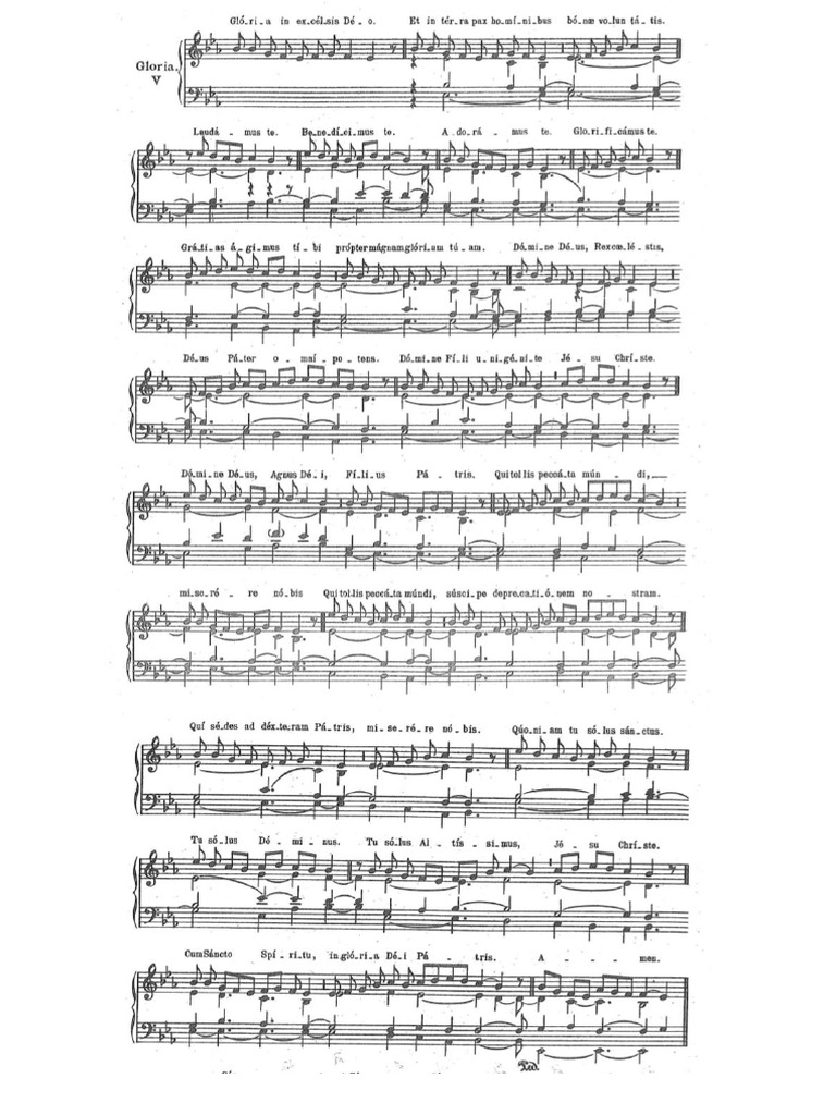 Gloria - Messe Des Anges | PDF