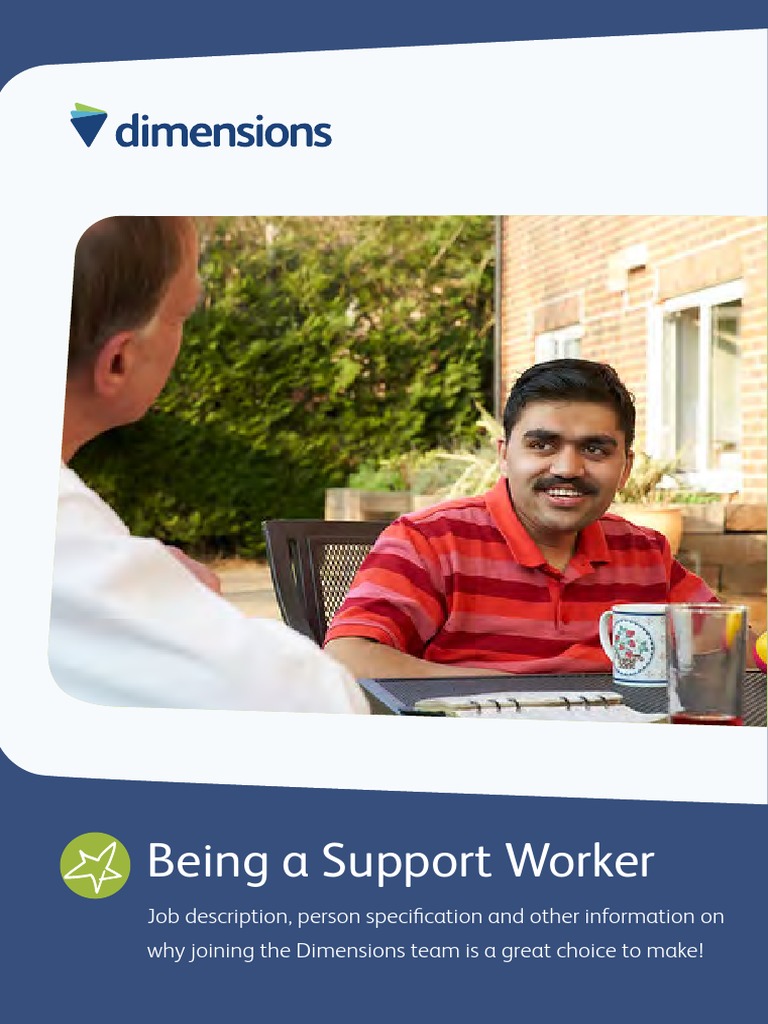 Support Worker Booklet JDPS (Non-Printable Online Version) | PDF ...