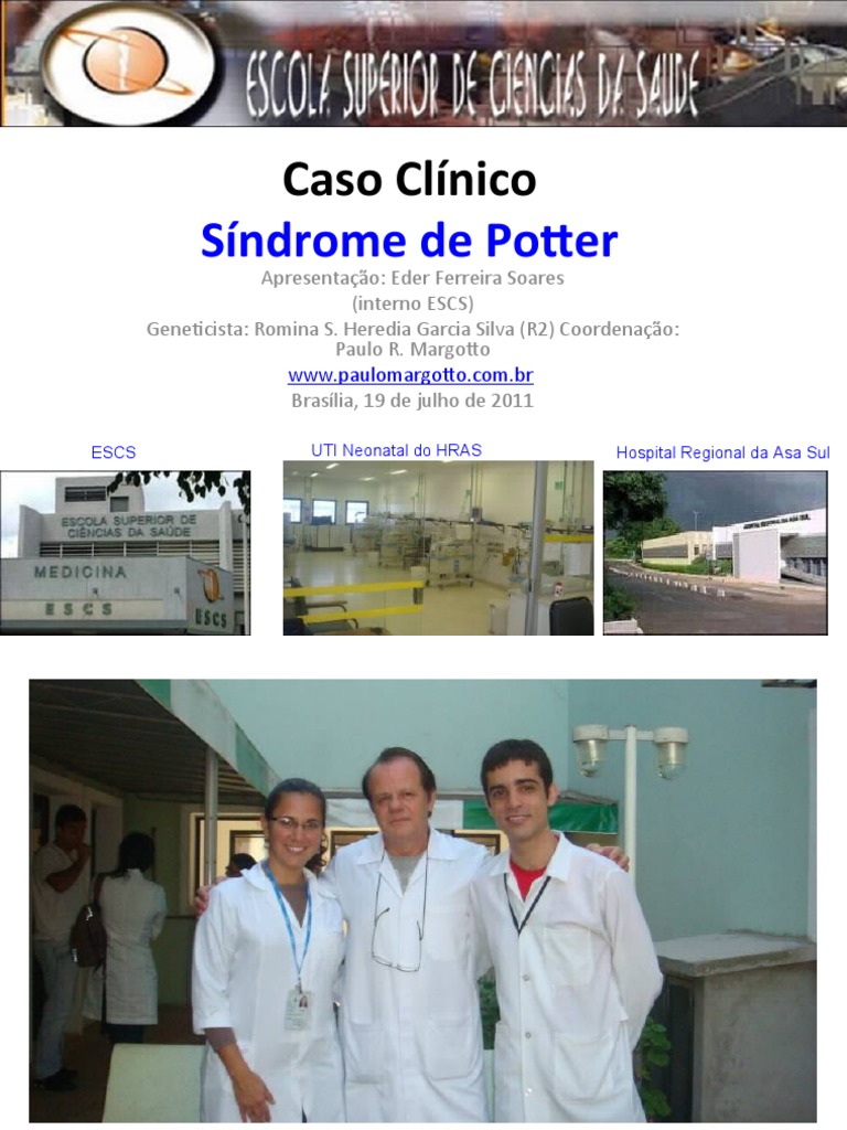 Síndrome de Potter: Caso Clínico e Evolução | PDF | Gravidez | Gene