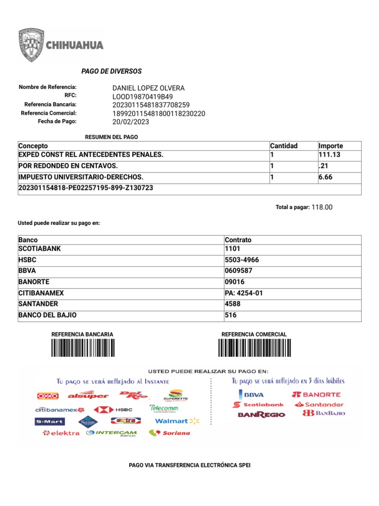 GECH - Pagos Diversos | PDF