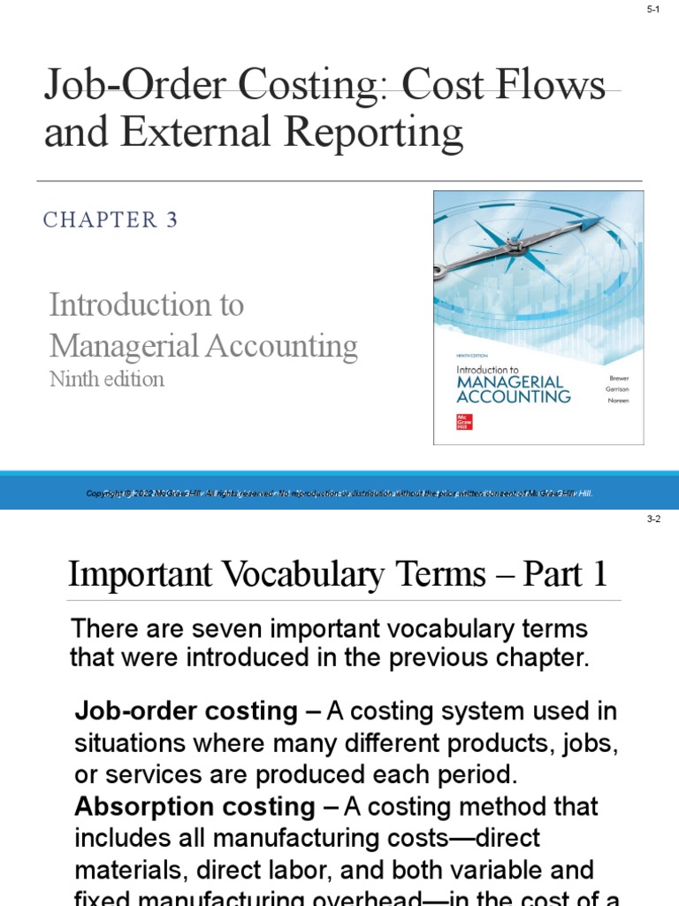 Chap03 PPT | PDF | Cost | Cost Of Goods Sold