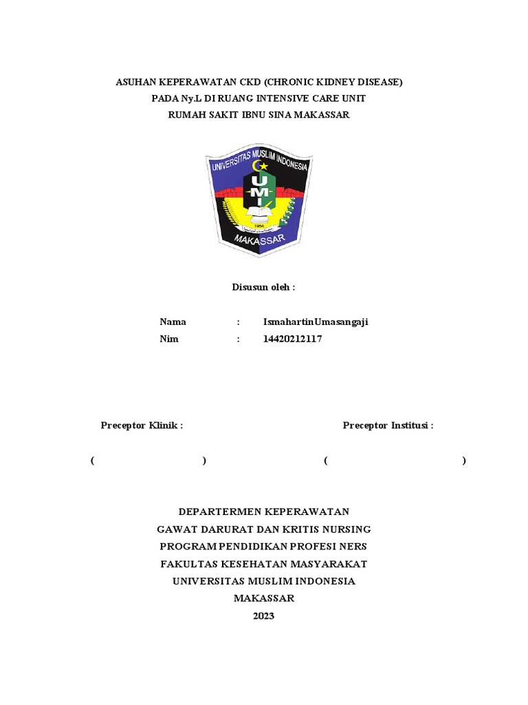 ASKEP CKD Di Ruang ICU | PDF