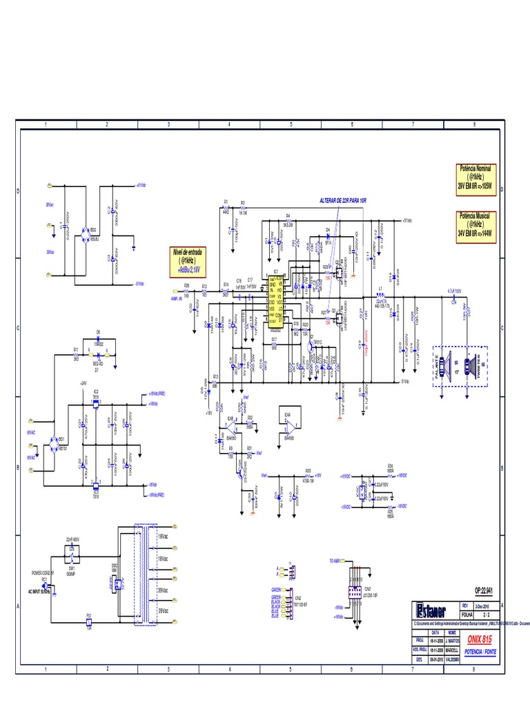 Esquema Eletrico ONIX 815 | PDF | Xadrez