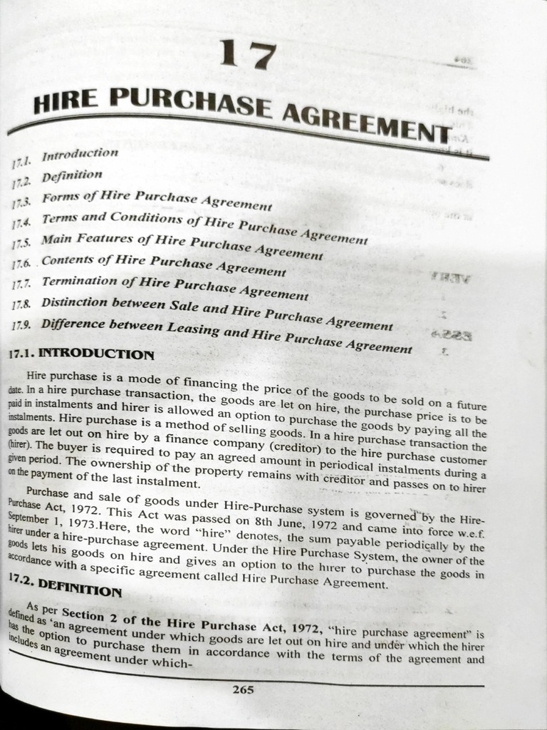 Hire Purchase | PDF