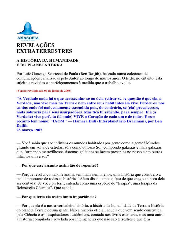 Revelacoes Da Amasofia de Luis Gonzaga Scortecci de Paula | PDF ... Revelacoes Da Amasofia de Luis Gonzaga Scortecci de Paula | PDF ...