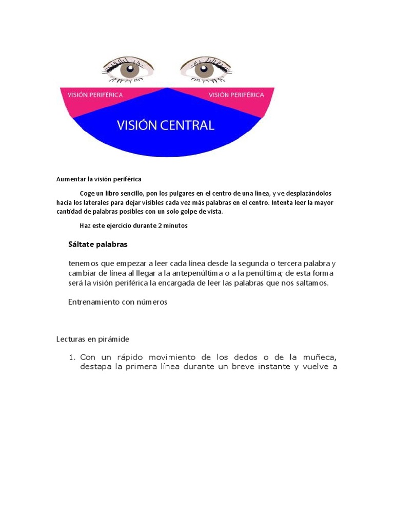 Aumentar La Visión Periférica | PDF