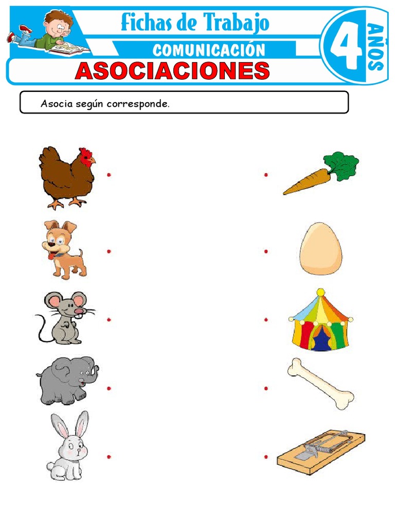 Asociaciones para Ninos de 4 Anos | PDF