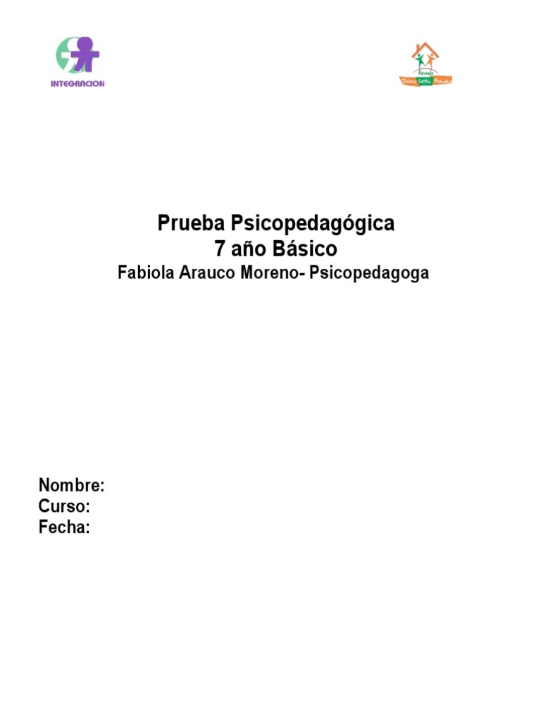 Prueba 7mo Básico Word A | PDF