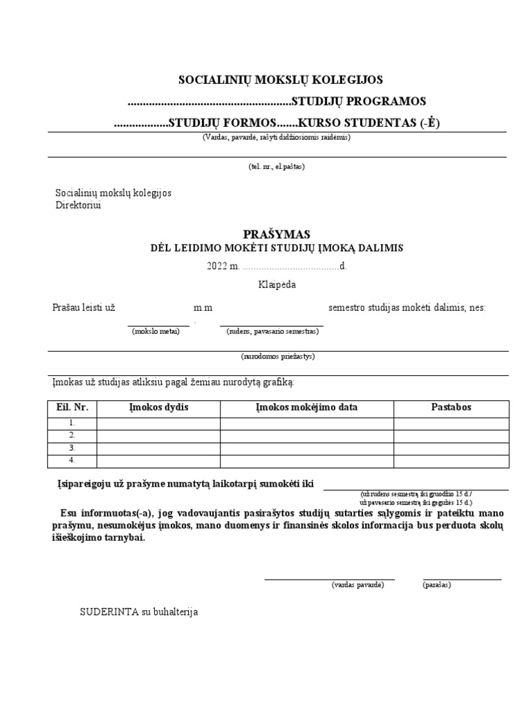 Del Leidimo Moketi Dalimis | PDF