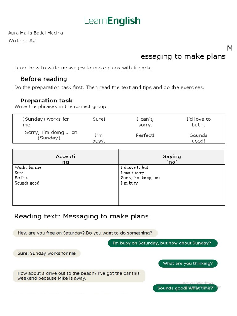 LearnEnglish Writing A2. | PDF