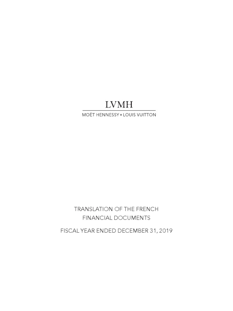 LVMH Documents-Financiers 2019-Va | PDF