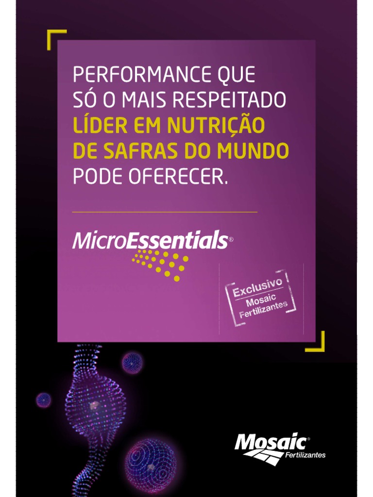 Folheto - MicroEssentials | PDF