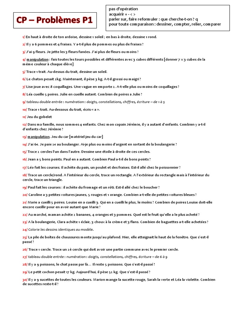 PB Quotidiens CP Période 1 | PDF | Nourritures