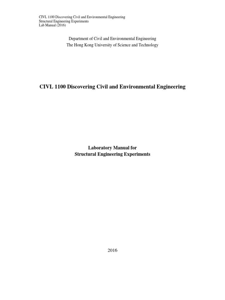 Engineering Lab Manual | PDF | Structural Engineering | Truss