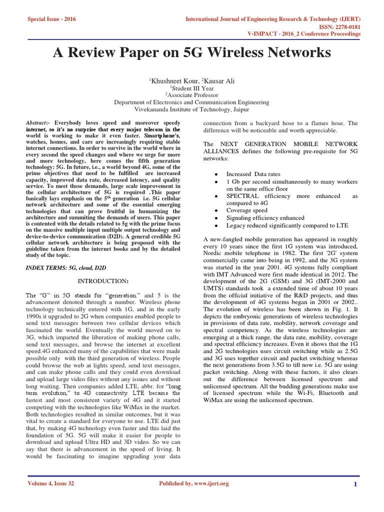 5G Wireless Technology Architecture | PDF | 4 G | 3 G