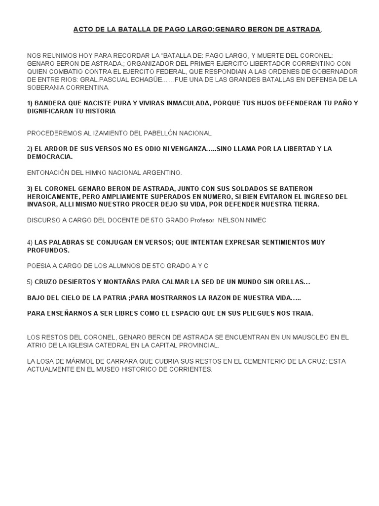 Homenaje a Genaro Berón de Astrada | PDF | Historia | Religión y ...