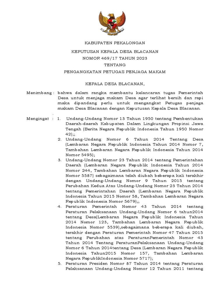 SK 15 Juru Kunci - Penjaga Makam-1 | PDF