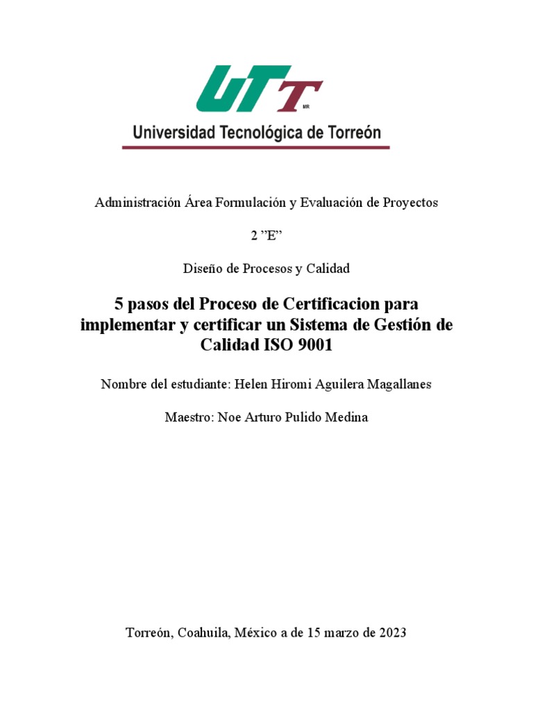 Implementación del Sistema de Gestión de Calidad ISO 9001 en Samsung ...