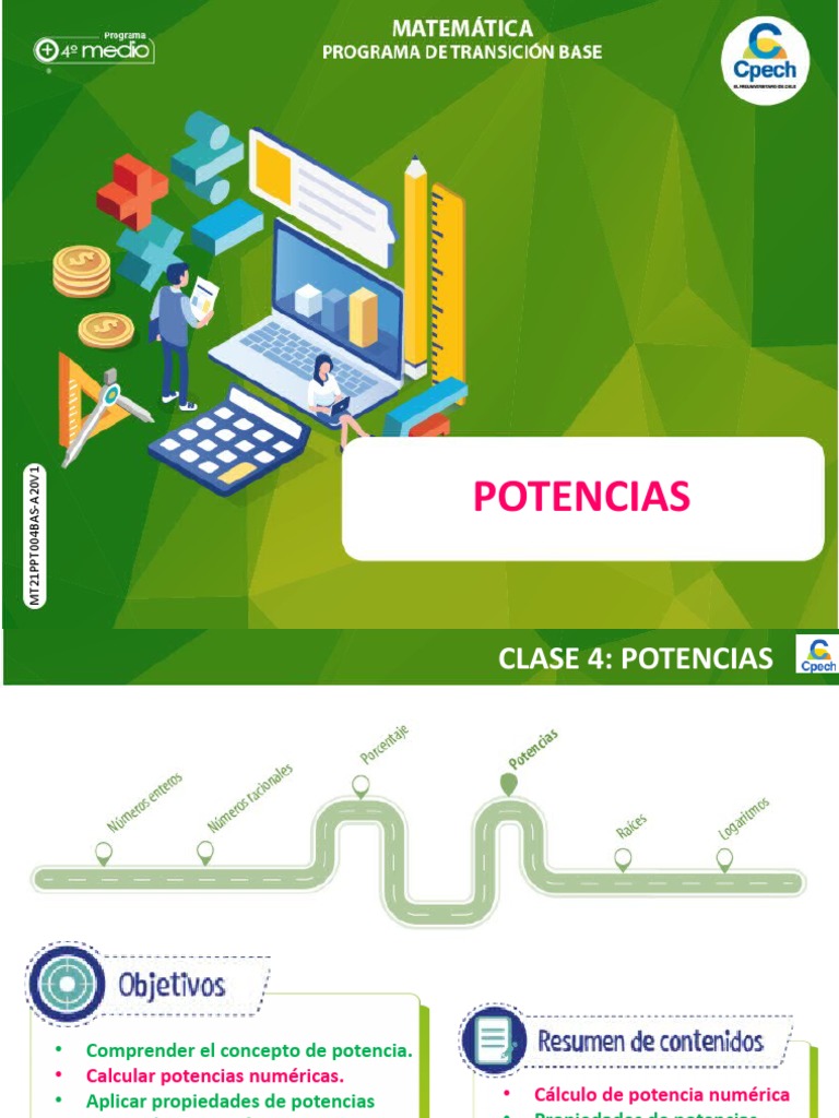 Potencias | Descargar gratis PDF | Exponenciación | Multiplicación