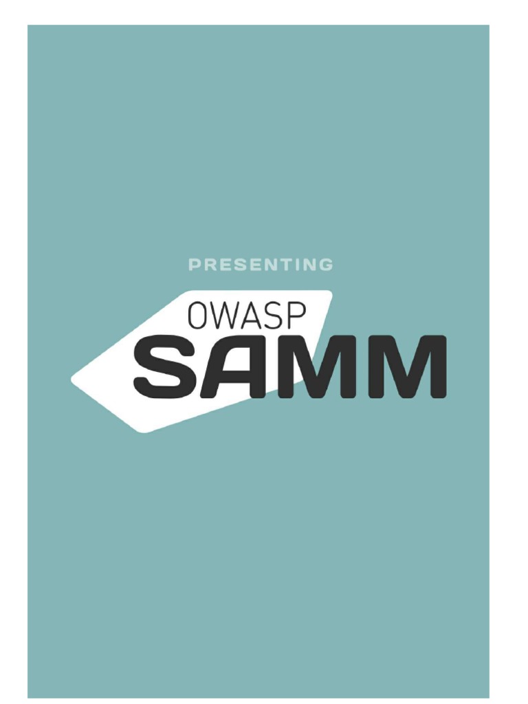 Owasp Samm V2 | PDF