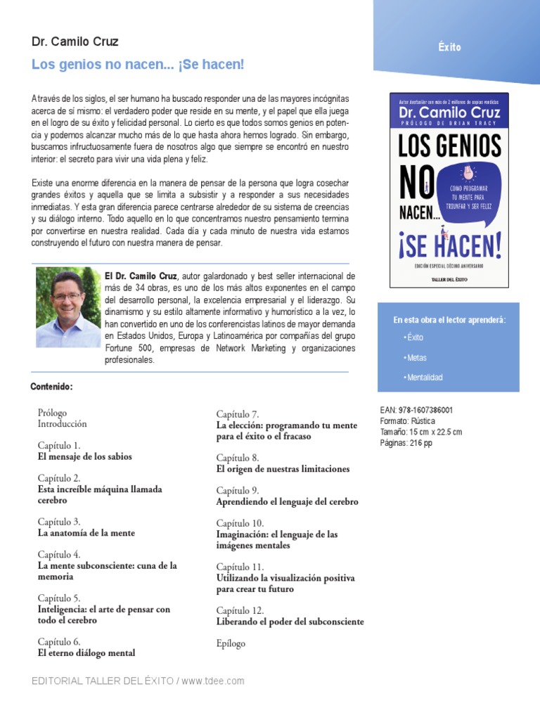 Los genios no nacen, se hacen | PDF | Pensamiento | Mente